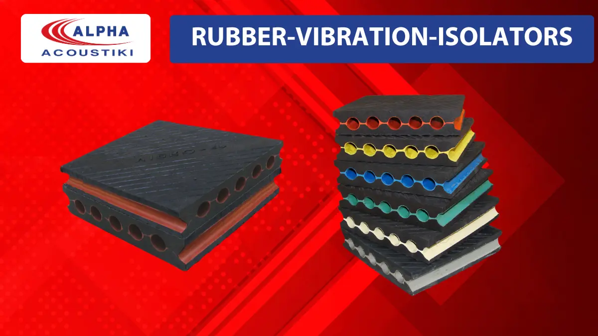 RUBBER VIBRATION ISOLATORS - นำเข้า ติดตั้ง ฉนวนกันเสียง แผ่นกันเสียง ...